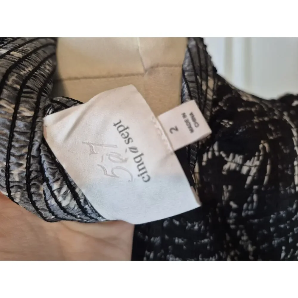 cinq a sept | Dresses | Cinq A Sept Love Note Rika Black Mini Dress Us ...